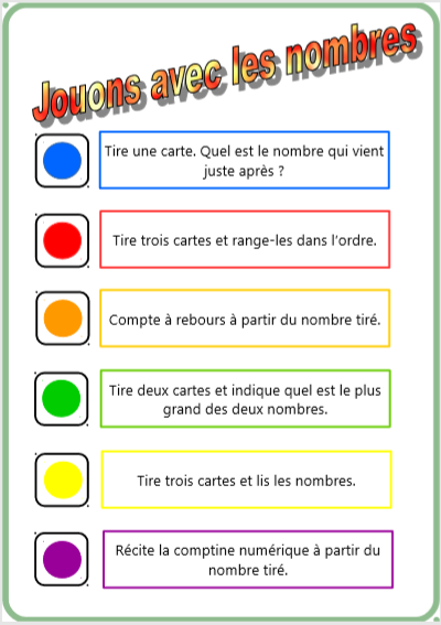 ACTIVITÉS NUMÉRIQUES POUR APPRIVOISER LES NOMBRES AU CP – Cérianthe en ...