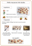 RECETTE DE MACARONS à LIRE ET à FAIRE EN DÉBUT CP – Cérianthe en classe