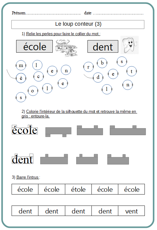 le loup conteur chut je lis cp – Cérianthe en classe