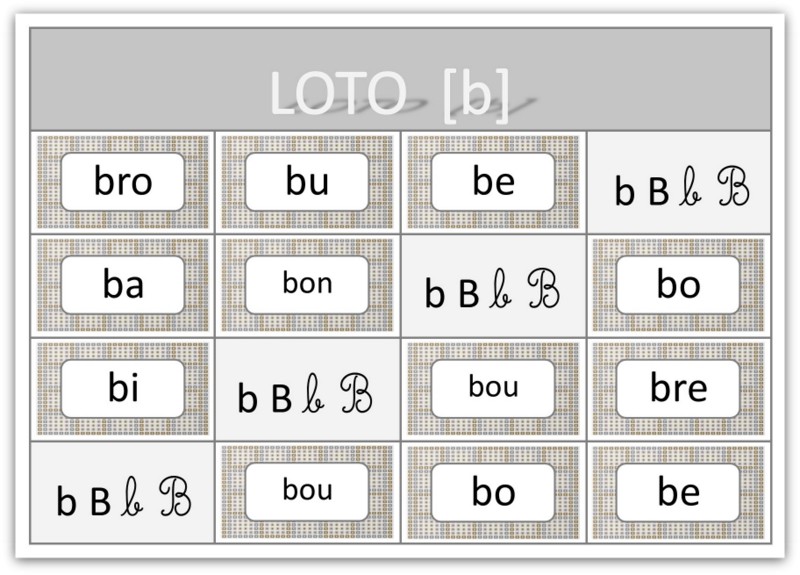 CARTES MOTS POUR TRAVAILLER [b] AU CE1 – Cérianthe en classe