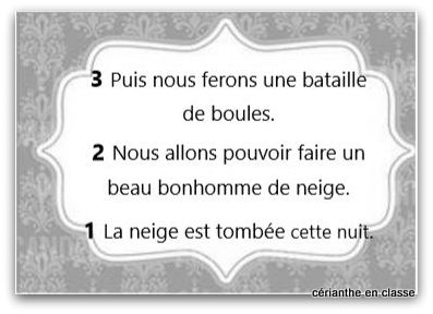 JEU DE COMPRÉHENSION DE LECTURE DÉBUT CE1 – Cérianthe en classe