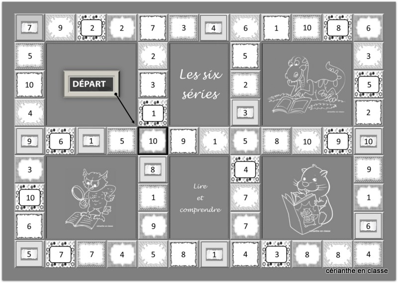 JEU DE COMPRÉHENSION DE LECTURE DÉBUT CE1 – Cérianthe en classe