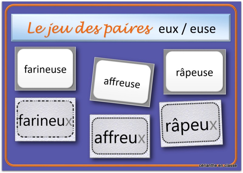 PHONOLOGIE CE1 : EI, EU, EN – Cérianthe en classe