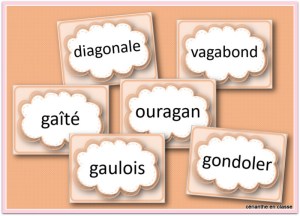 mots en G présentation 1 – Cérianthe en classe