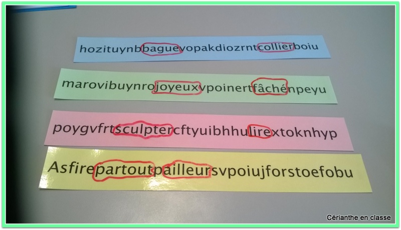 SEGMENTER LES MOTS DANS LA PHRASE – Cérianthe en classe