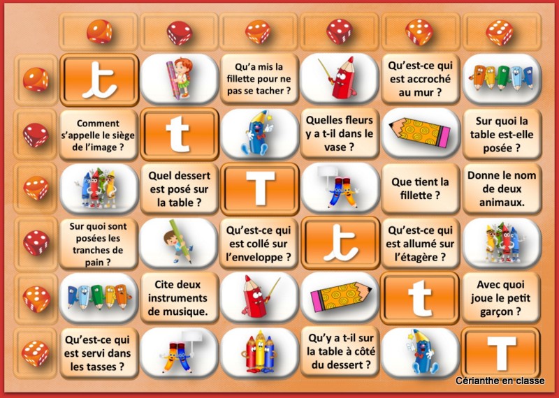 jeu phono T 2 – Cérianthe en classe